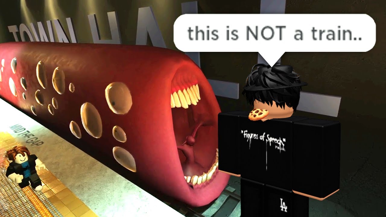 ROBLOX TRAIN EATER... - YouTube