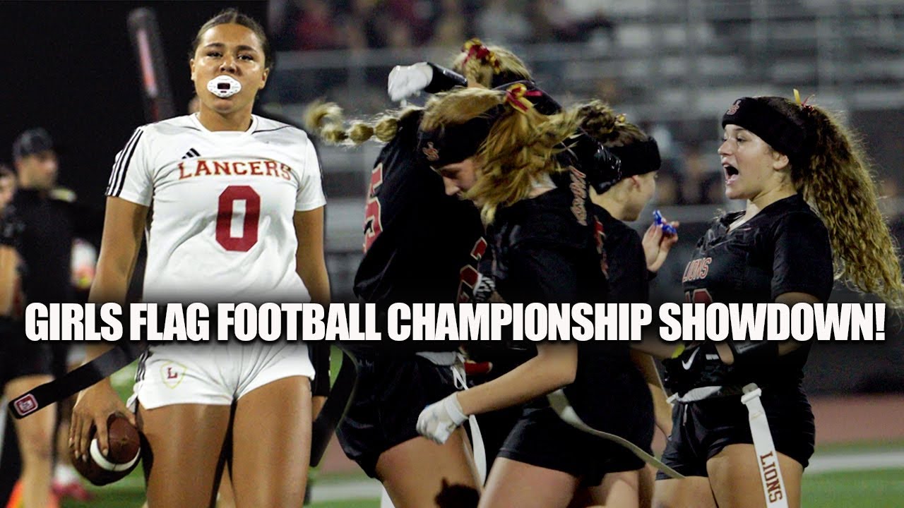 Makena Cook ORANGE LUTHERAN VS JSERRA: GIRLS FLAG FOOTBALL CIF ...