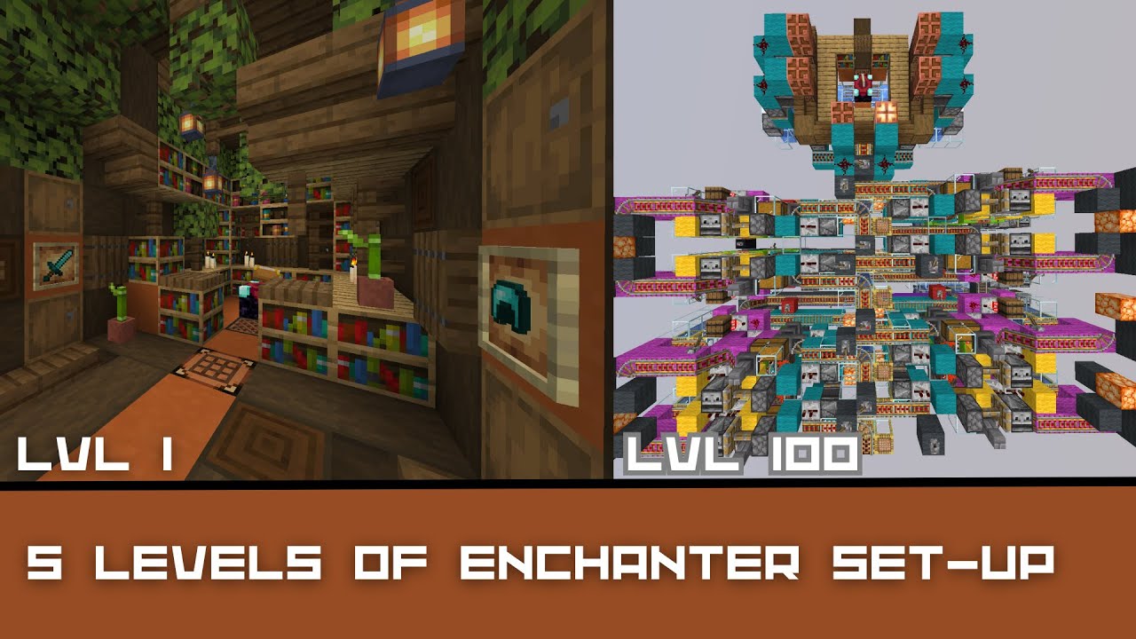 5 Creative Enchanting Table Setups | Ultimate Guide for Minecraft ...