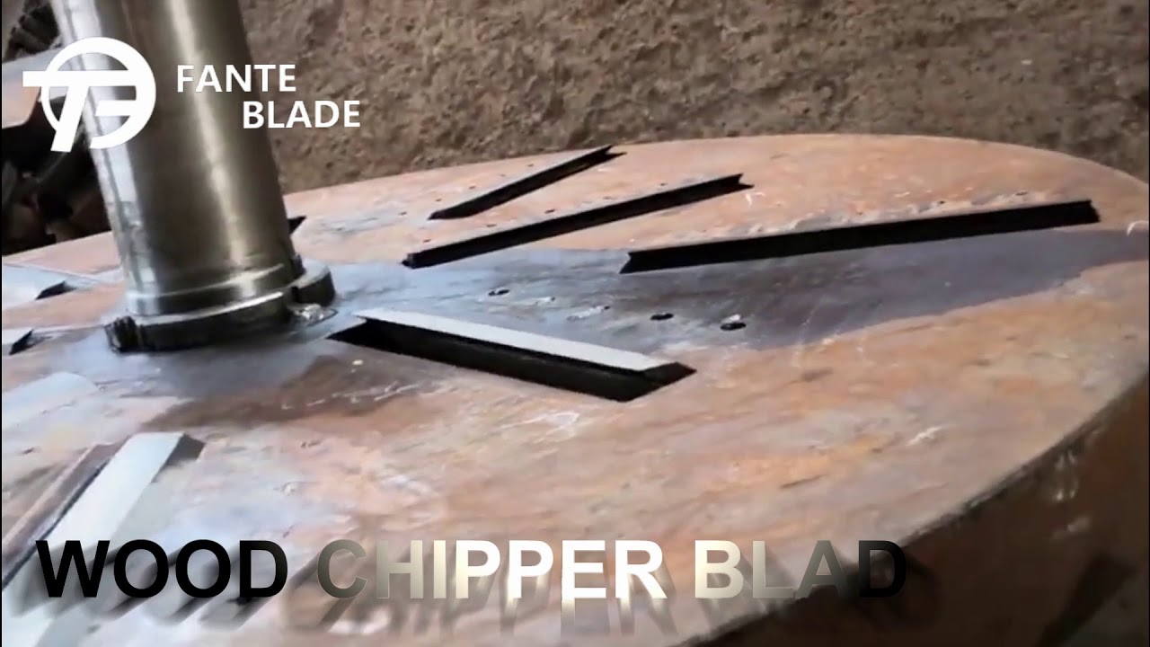 WOOD CHIPPER BLADE - YouTube
