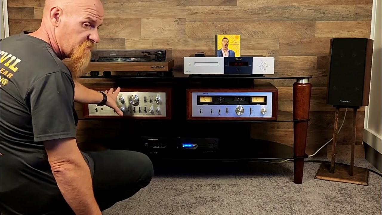 Demo: Denon PMA-510 Integrated Amp TU-510 Tuner & Classe' CDP-10 CD Player - YouTube