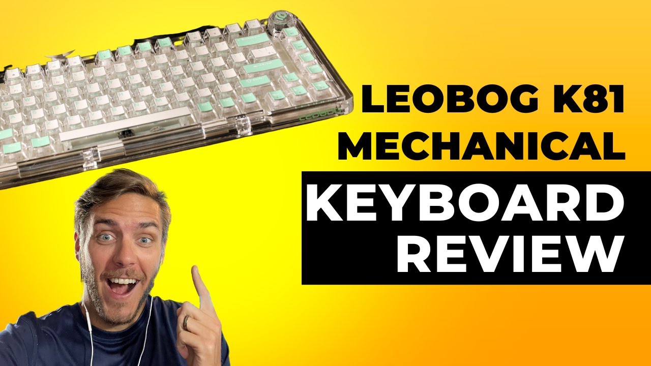 Leobog K81 Mechanical Keyboard Review | Transparent RGB Keyboard - YouTube