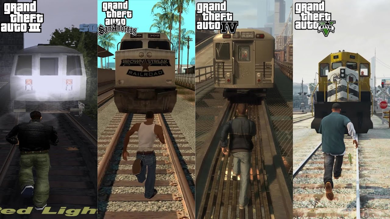 Evolution of TRAINS LOGIC in gta games(gta 3 vs gta san andreas vs gta ...
