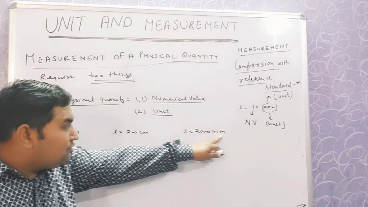 units and measurements MANOJ KATHURIA PHYSICS TUTORIAL - YouTube