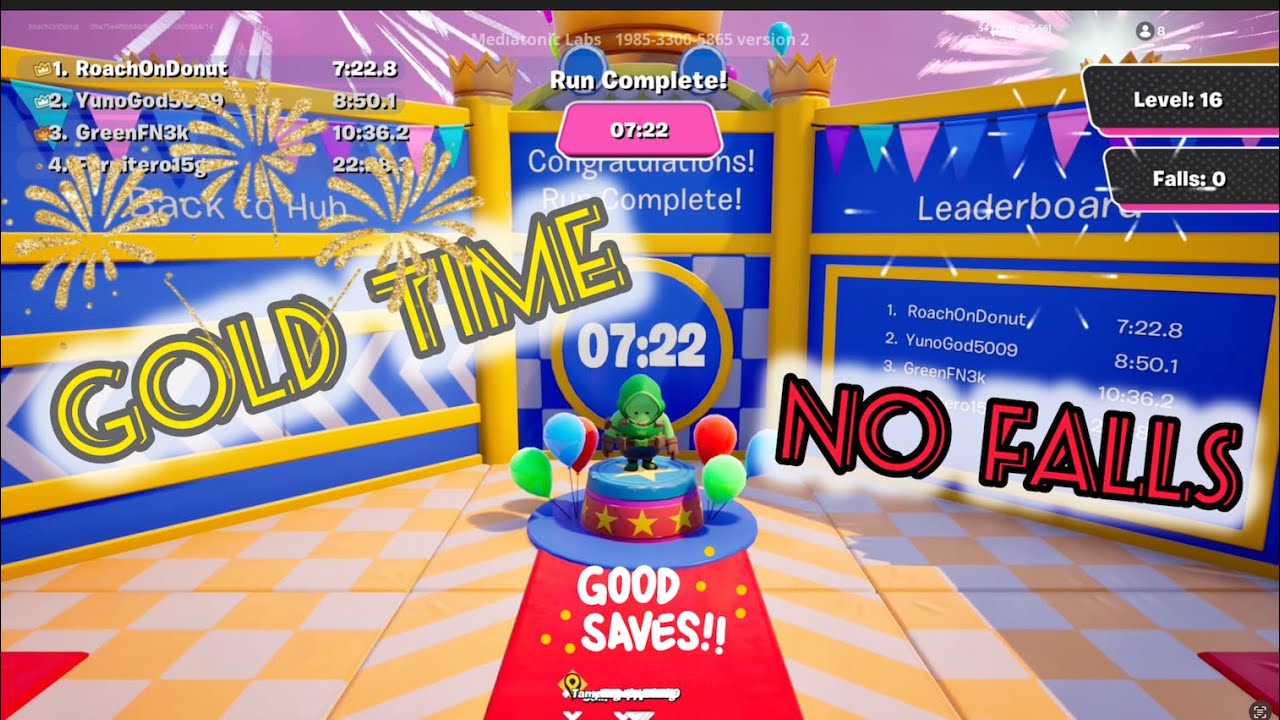 Fortnite Tumble Towers Speedrun with zero falls (FALL GUYS) - YouTube