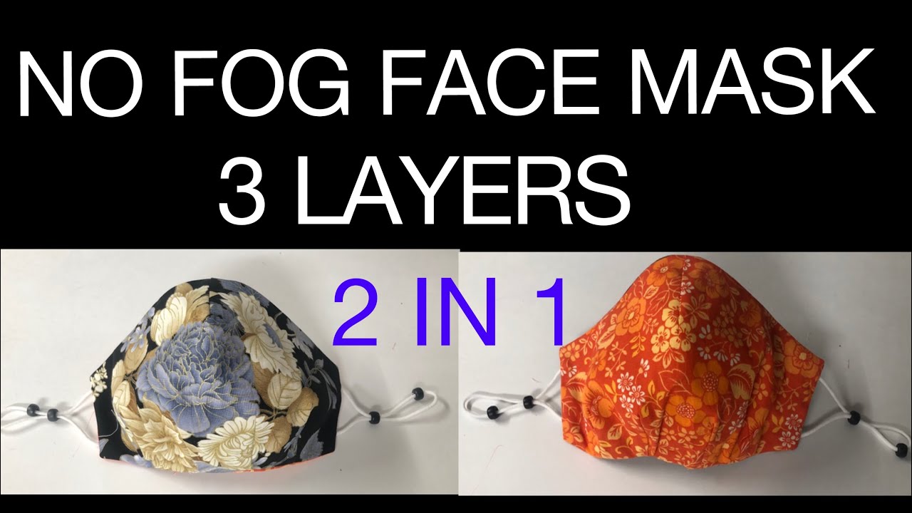 Double Sides Face Mask Sewing Tutorial/How To Make Simple Face Mask At ...