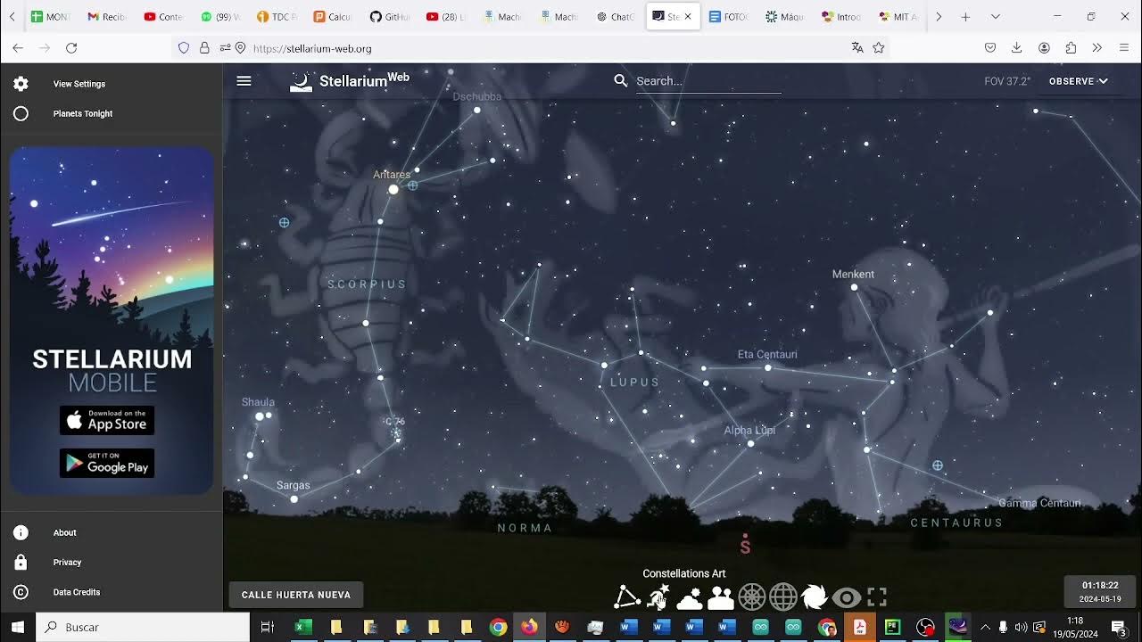 Instalar Stellarium y Stellarium web Astronomía TIC ESO Bachillerato ...