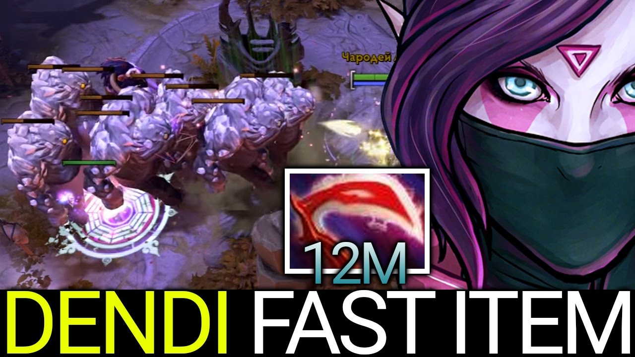 12Min Desolator TA Fast Item IMBA Farming by Dendi Dota 2 - YouTube