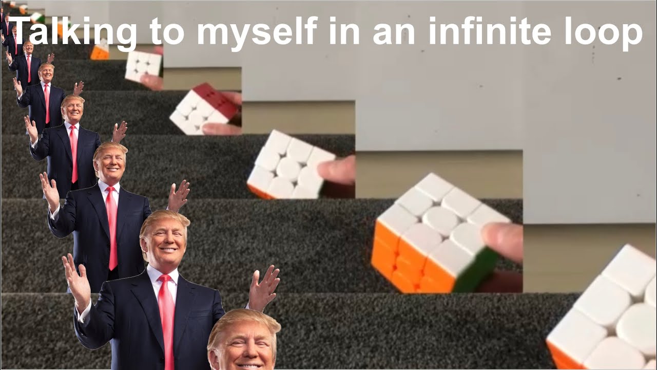 Talking to my self in an infinite loop - YouTube