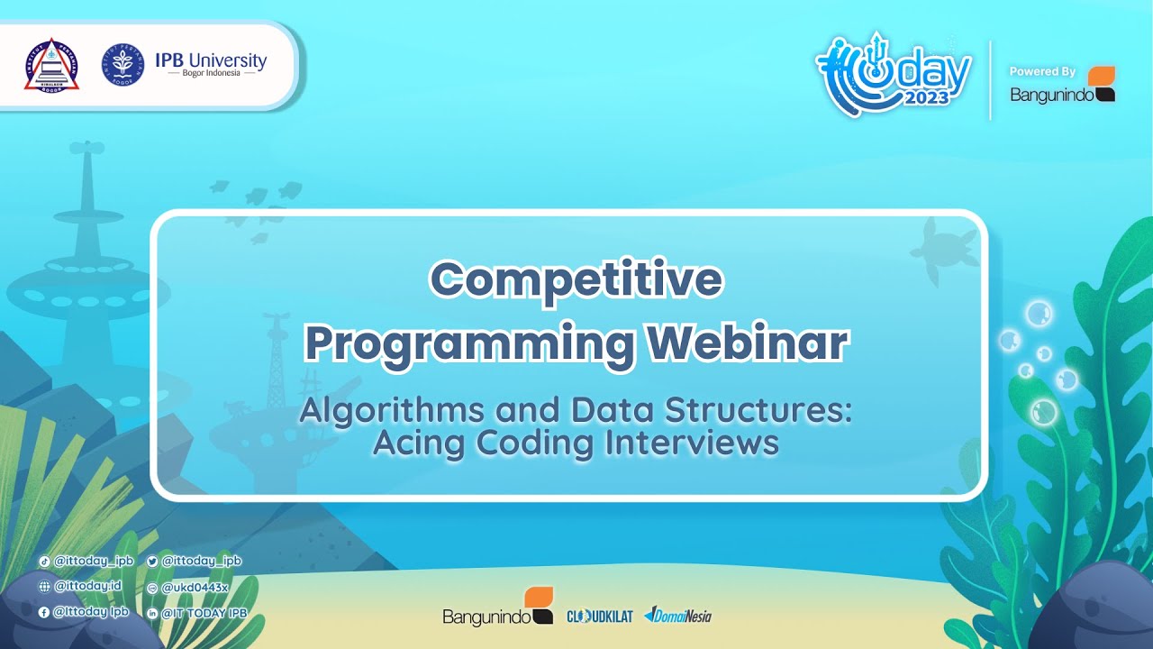 Competitive Programming Webinar - IT TODAY 2023 - YouTube