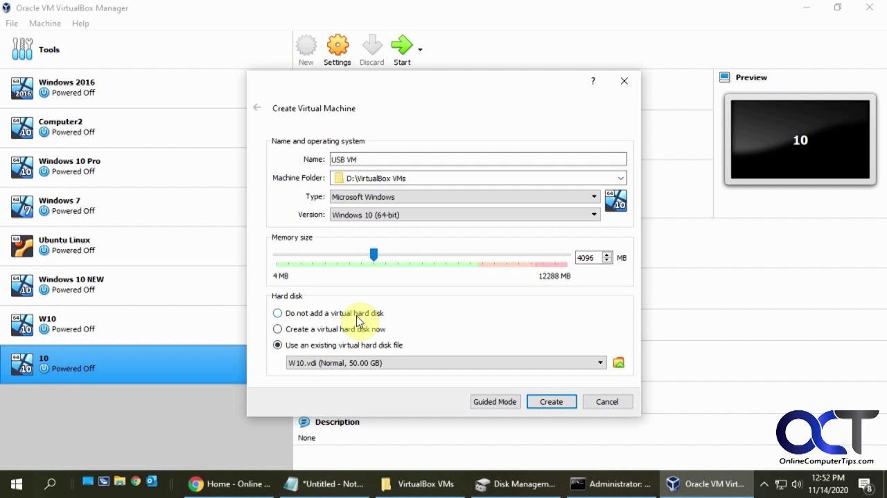 Boot A Virtualbox Vm From A Flash Drive Without Any Additional Software