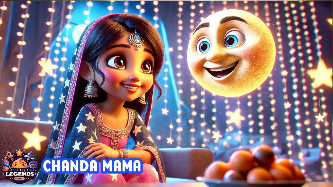 Chanda Mama Popular Funny Song for Kids | चंदा मामा | Little Legends ...