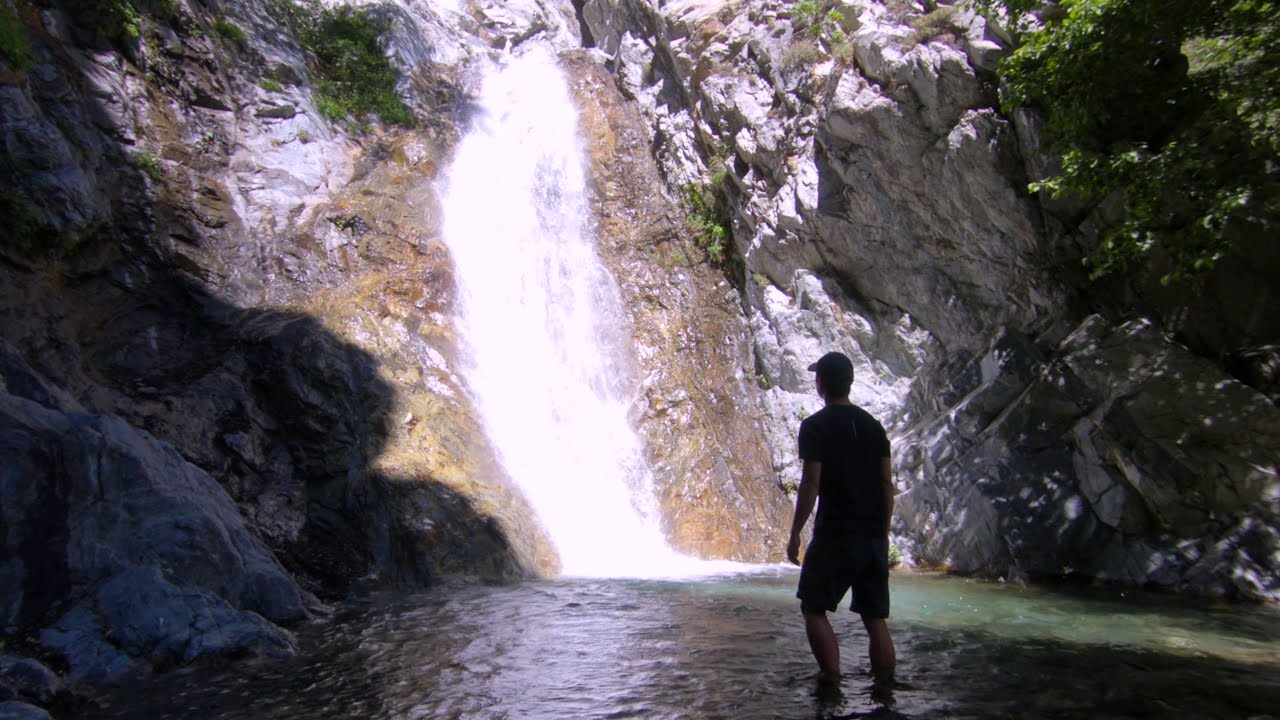 Hiking Alone to Third Stream Falls | Cucamonga Wilderness - YouTube