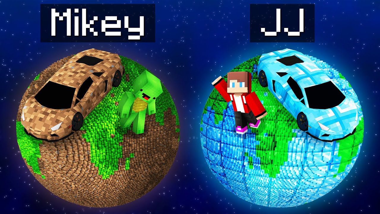 Mikey POOR vs JJ RICH Car Planet in Minecraft (Maizen) - YouTube