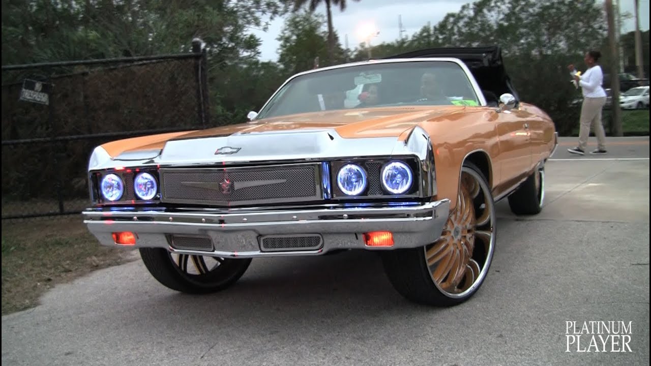 73 IMPALA DROP on 26 INCH LEXANI LX10- ORLANDO - YouTube