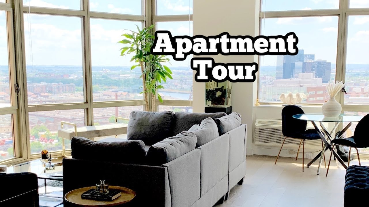LUXURY DOWNTOWN APARTMENT TOUR! Modern High Rise - YouTube