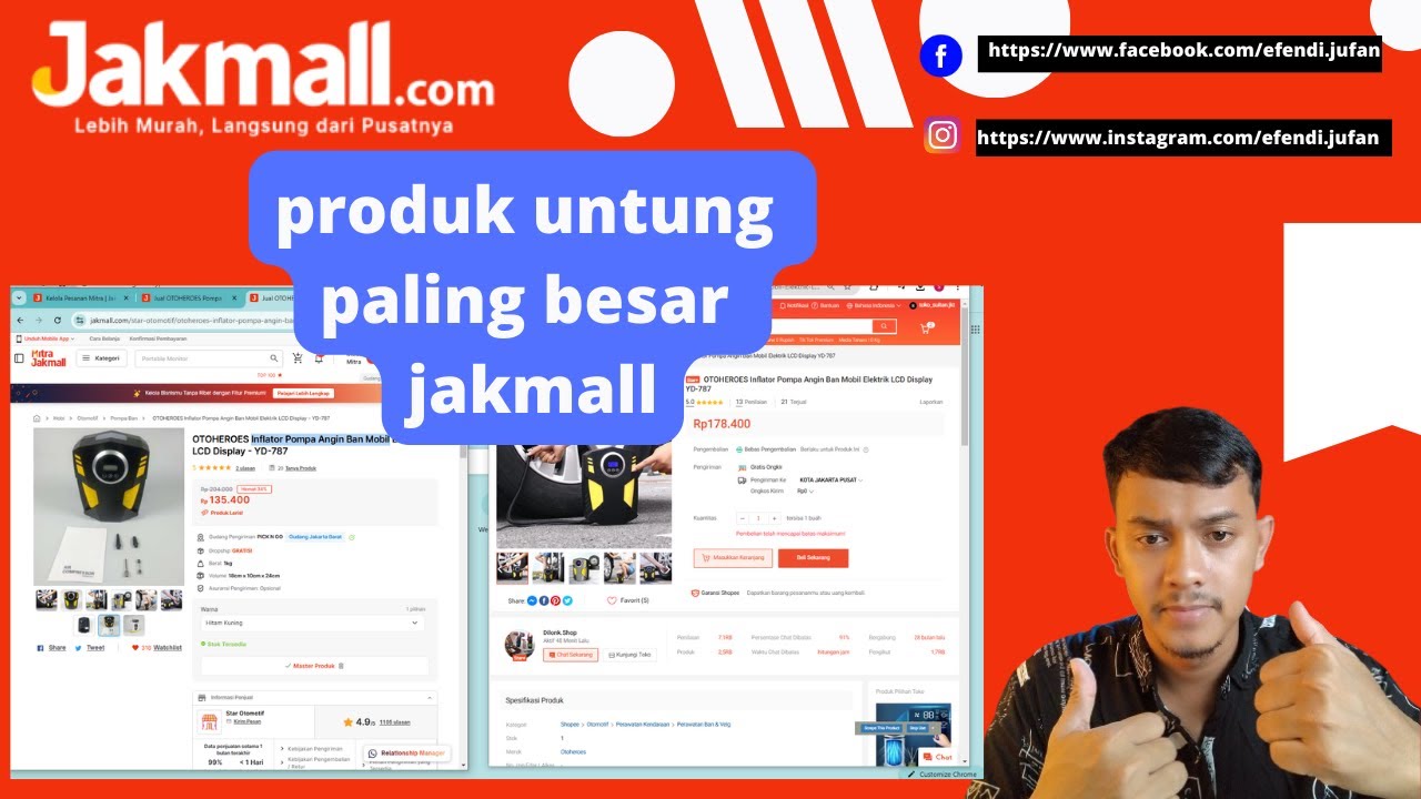 Rahasia Dropship Sukses: Bandingkan Harga Jakmall vs Shopee! - YouTube