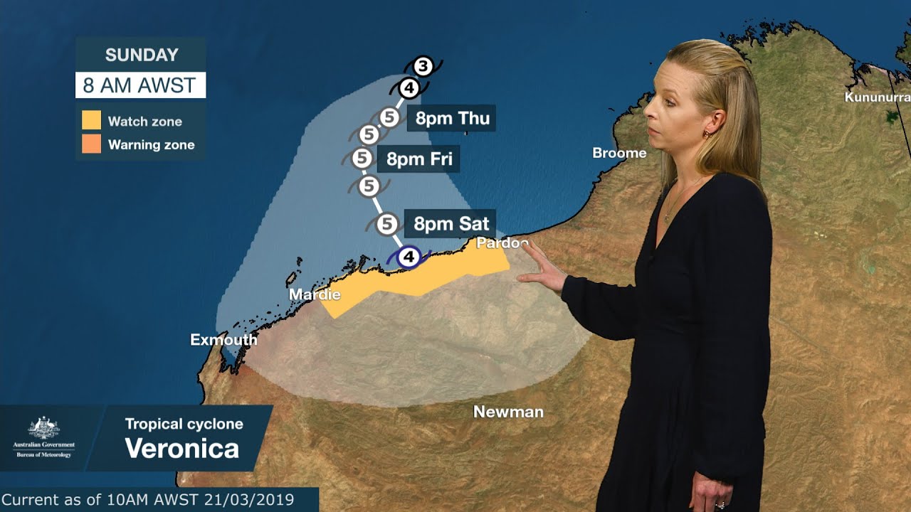Severe Weather Update: Severe tropical cyclone Veronica continues to ...