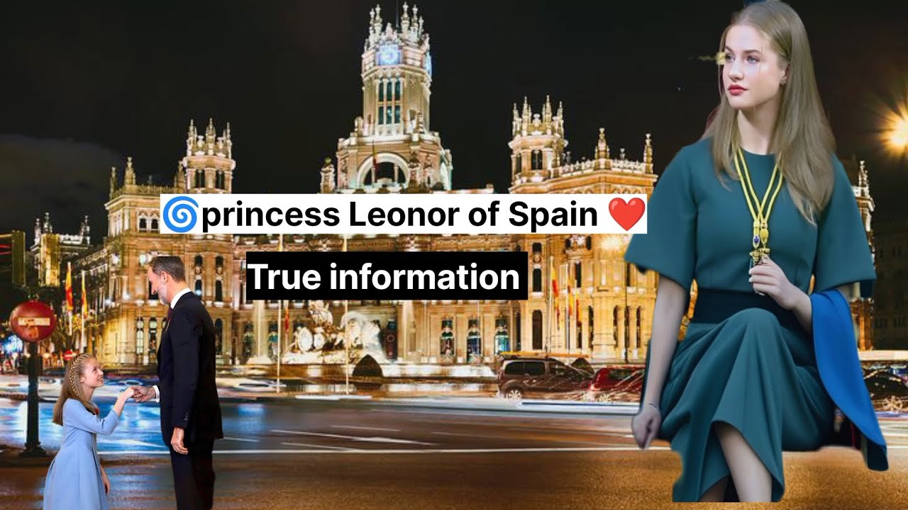 🌀 beauty of Spain ️ princess Leonor's true information/future queen of ...