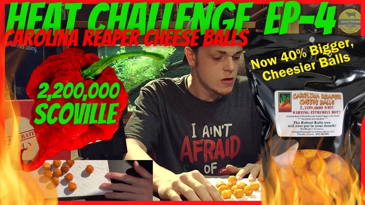 Carolina Reaper Cheese Balls | Heat Challenge Ep 4 - YouTube