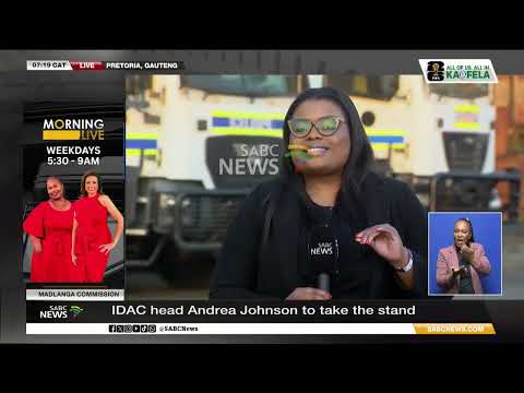 Madlanga Commission | IDAC head Andrea Johnson to take the stand - Canny Maphanga reports