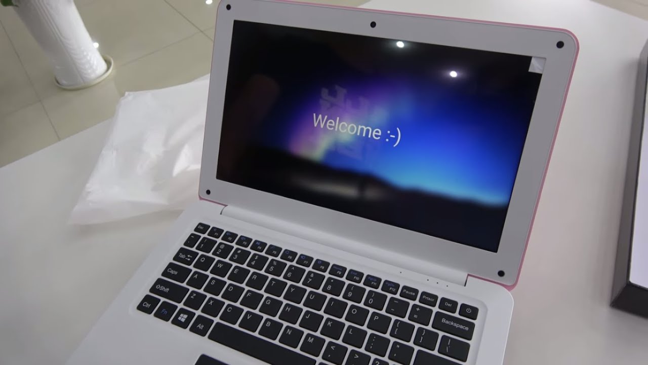 Azpen HYBRX Remix OS Laptop on Allwinner A64 - YouTube