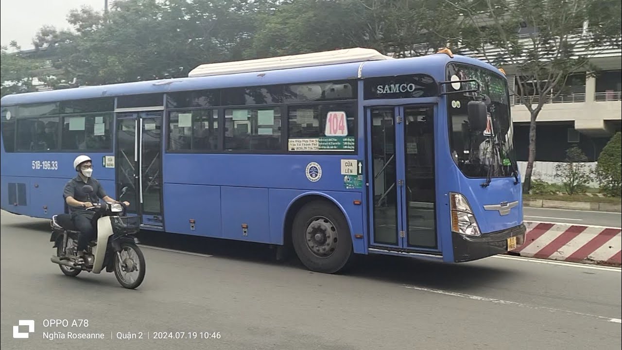 (51B-196.33) Xe Buýt 104 / TP HCM (Bến Xe An Sương 🔁 Đại Học Nông Lâm ...