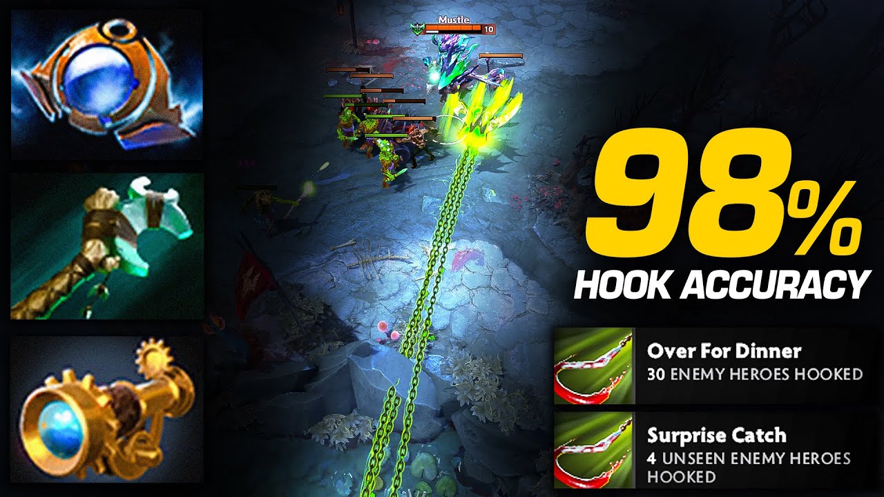 🔥 Hook Masterclass: Support Pudge with INSANE 98% Accuracy! | Pudge ...