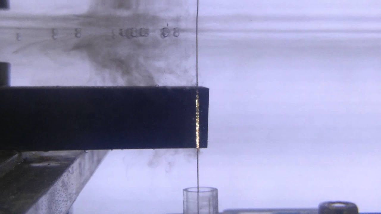 diy wire edm test 2.2 - YouTube