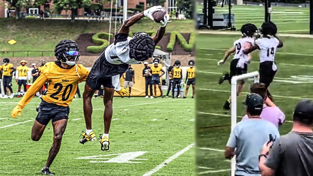 GEORGE PICKENS ALREADY MAKING INSANE PLAYS AT TRAINING CAMP! - YouTube