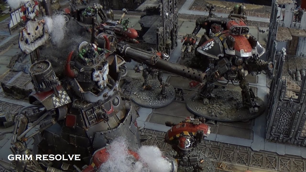 House Raven vs Orks Mek Mob II 8th Edition 40k Open Narrative Battle ...