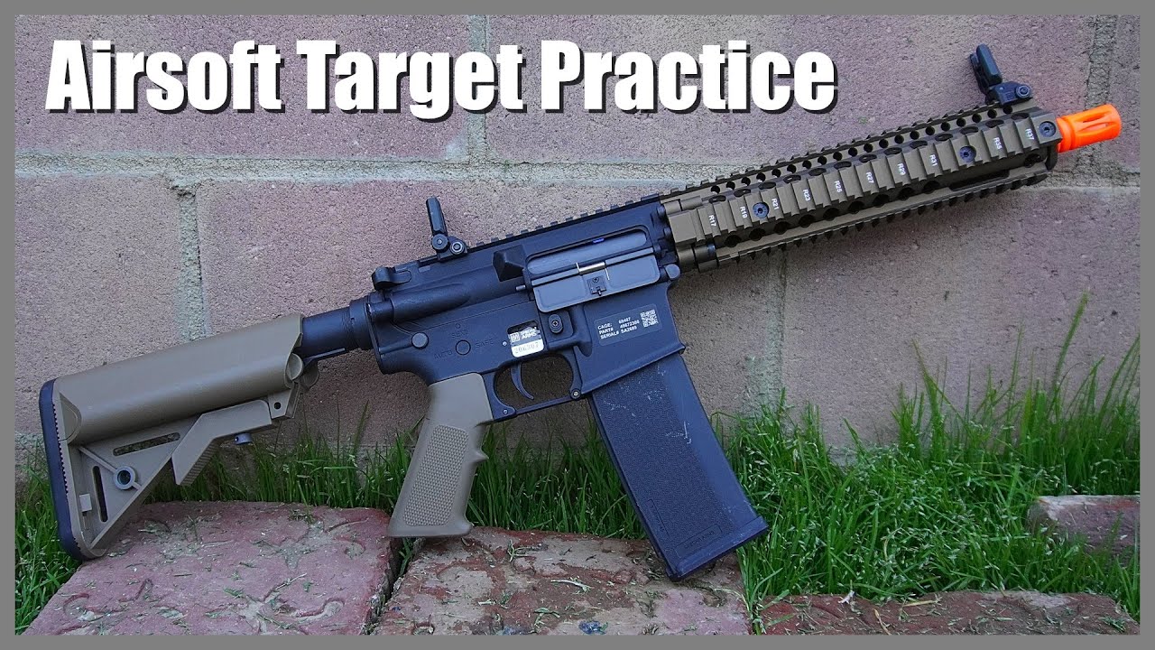 Airsoft Target Practice - YouTube