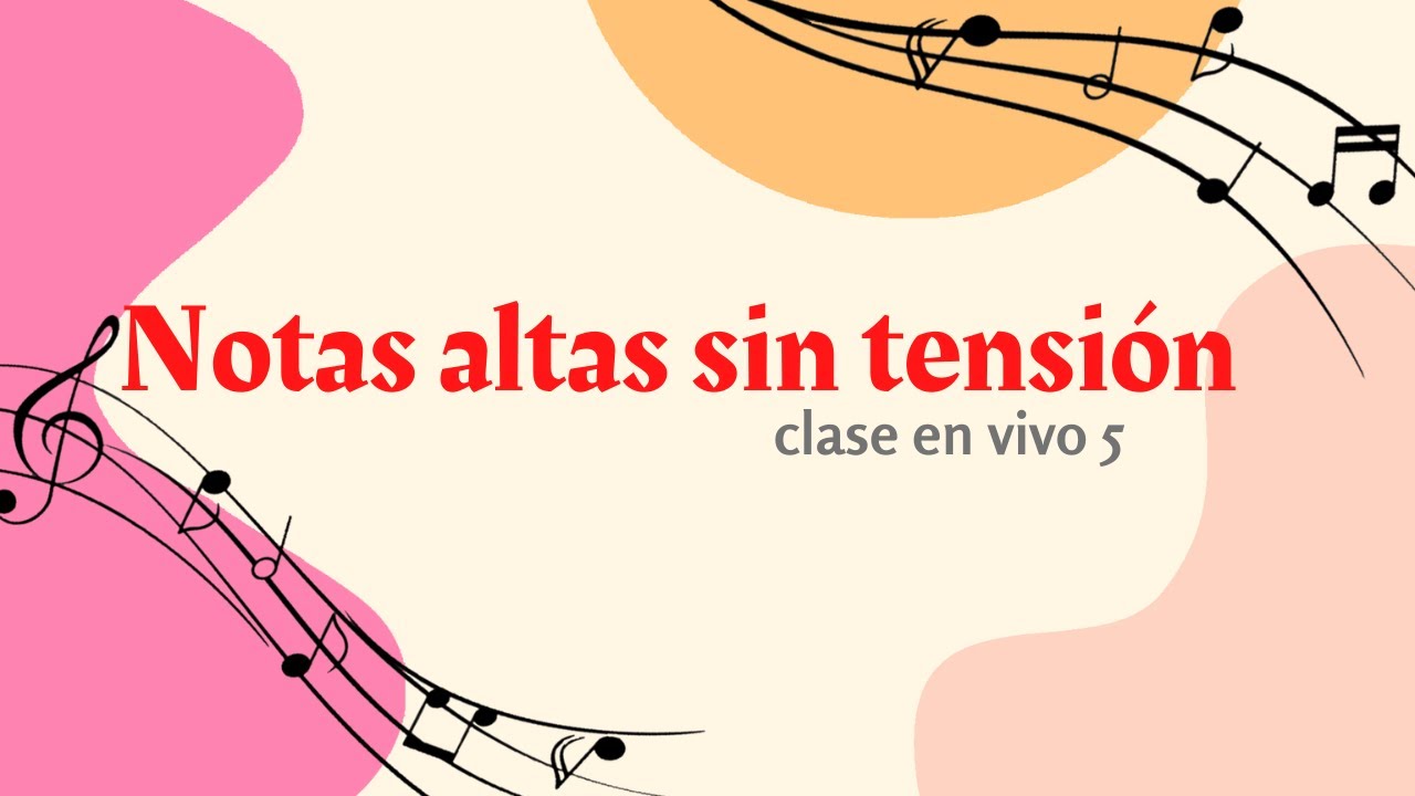 Cómo cantar notas altas sin tensión: ejercicios + teoría / clase en ...