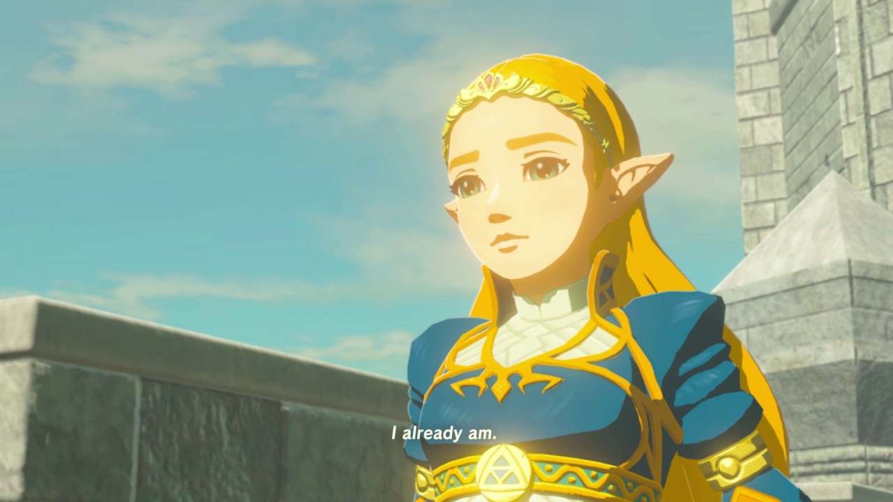 ZELDA BOTW: Memory # 12 Father and Daughter - Hyrule Castle - YouTube