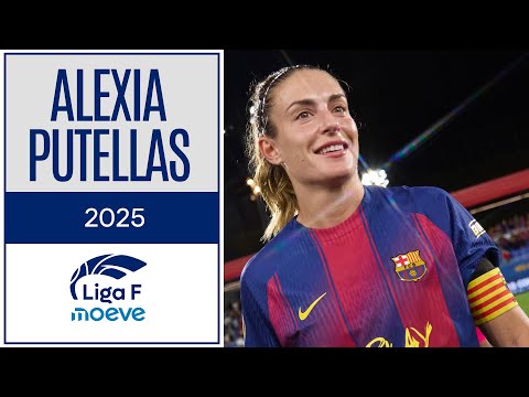 TOP 5 GOLES DE ALEXIA PUTELLAS EN 2025 | Liga F Moeve