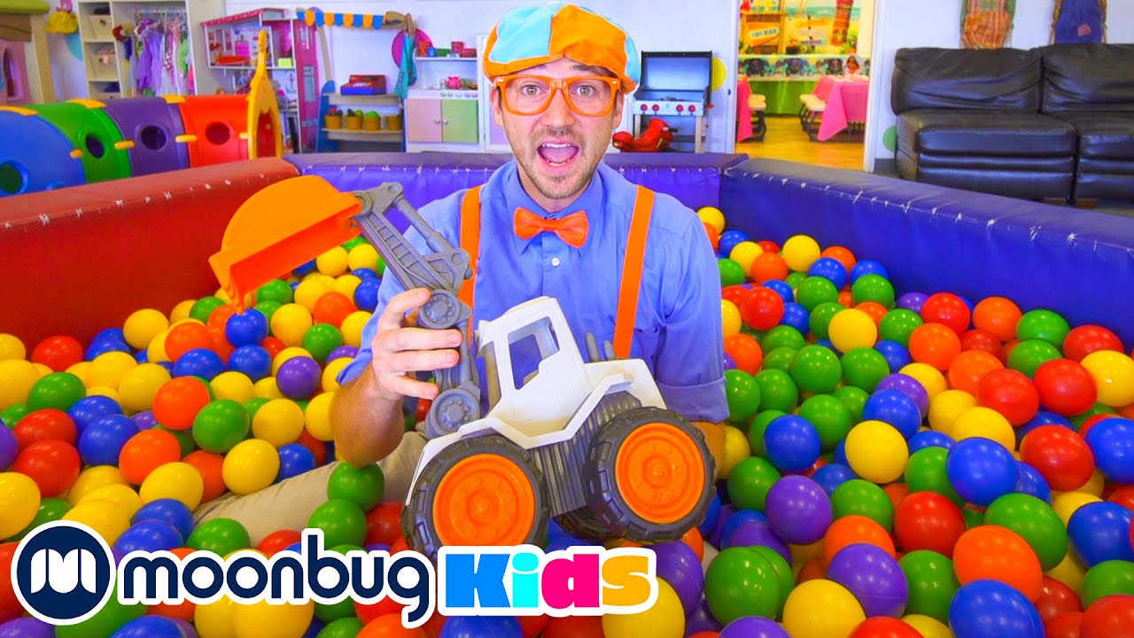 Blippi Visita um Parque Coberto (Fidgets Playground) | 1 HORA de ...