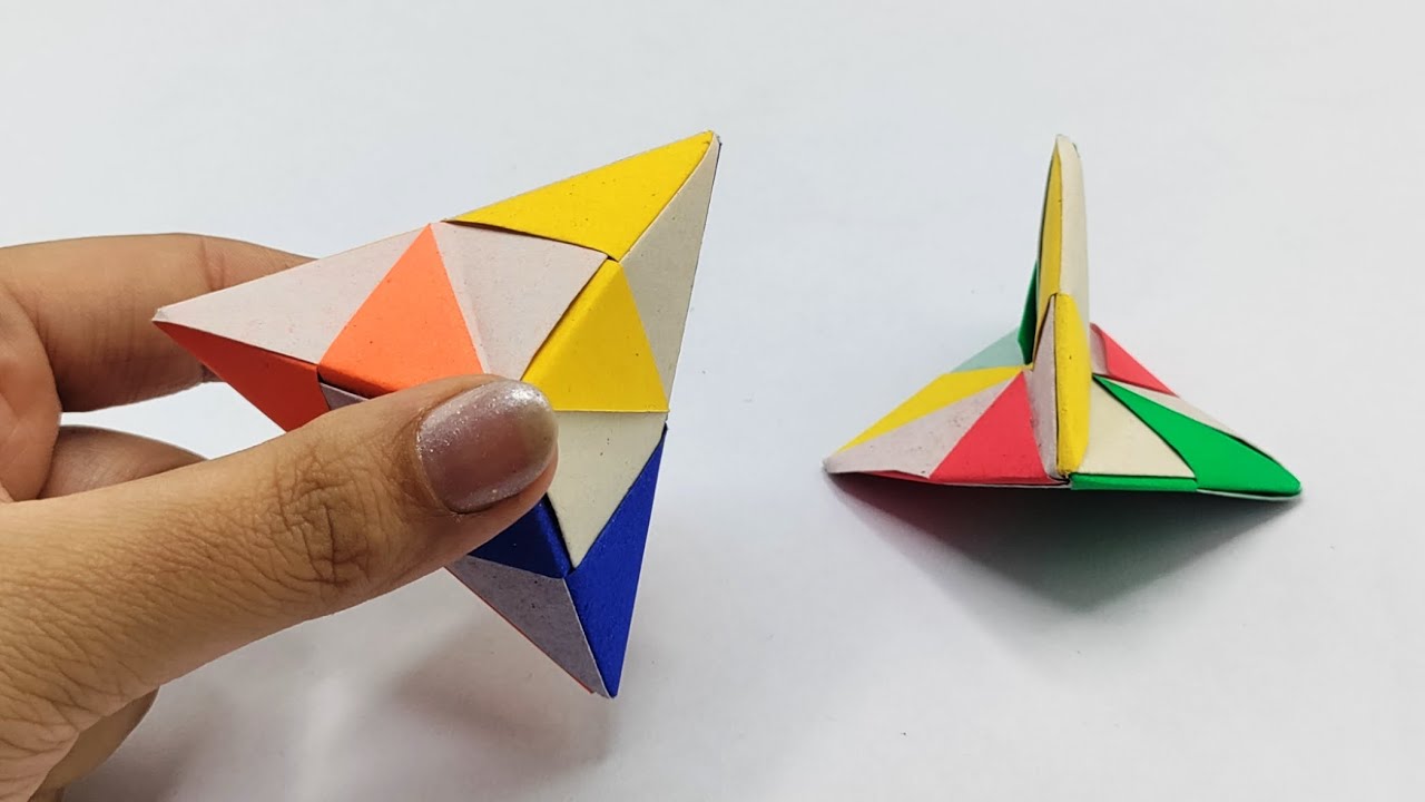 DIY | How to make an easy origami toy | Easy paper craft tutorial ...