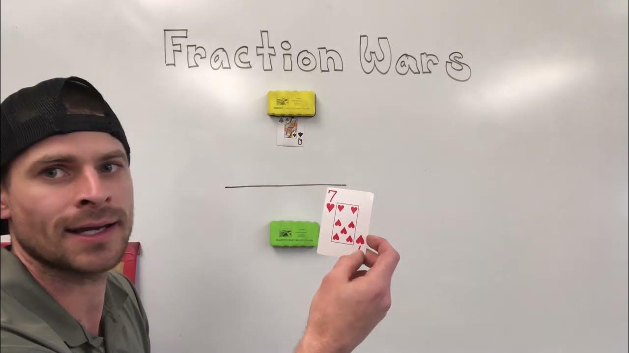 FRACTION WARS! Fun Math Game For The Classroom - YouTube