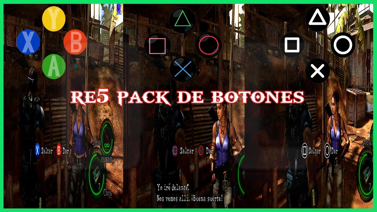 😎Resident evil 5 MOD botones de PS3-PS4 MOD🎮 - YouTube