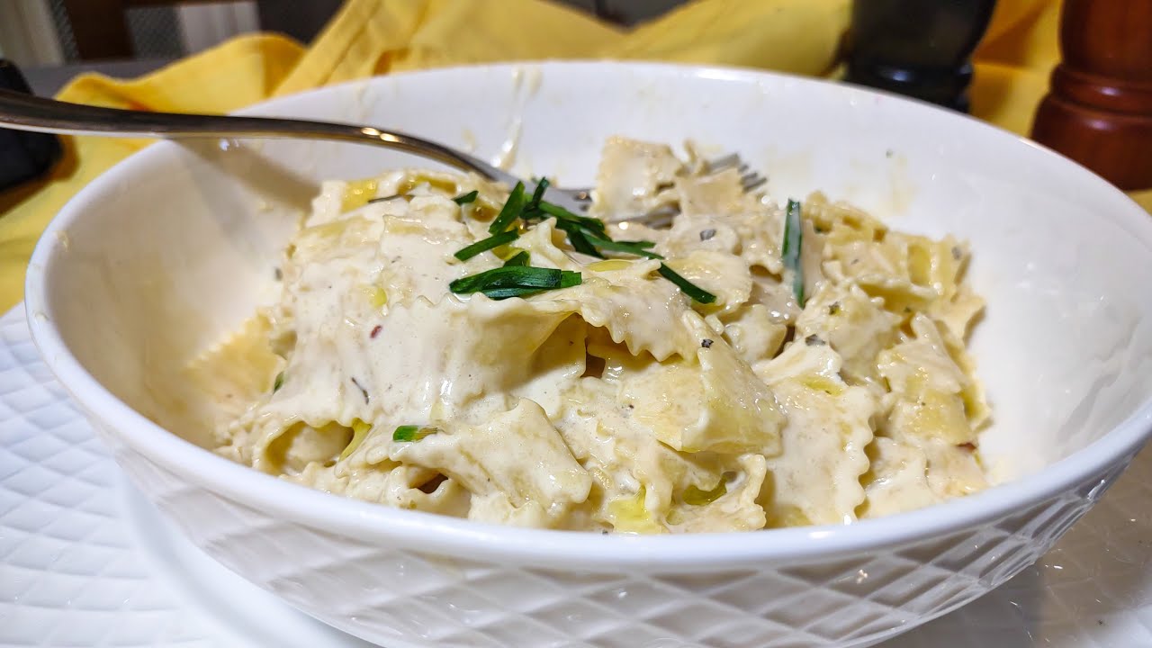 Homemade Pasta with Inna's Creamy Sauce - YouTube