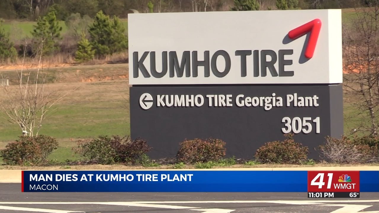 Worker dies following incident at Macon's Kumho Tire plant - YouTube
