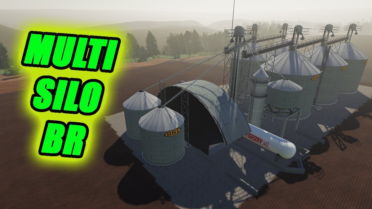MULTI-SILO BRASILEIRO. 5 MILHÕES DE TONELADAS.TODAS AS CULTURAS. FARMING SIMULATOR 19. - YouTube
