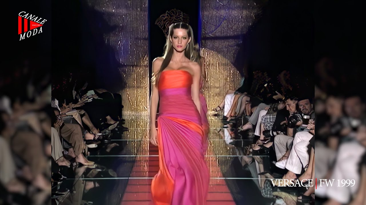 ATELIER VERSACE Fall Winter 1999 Milan - Canale Moda - YouTube