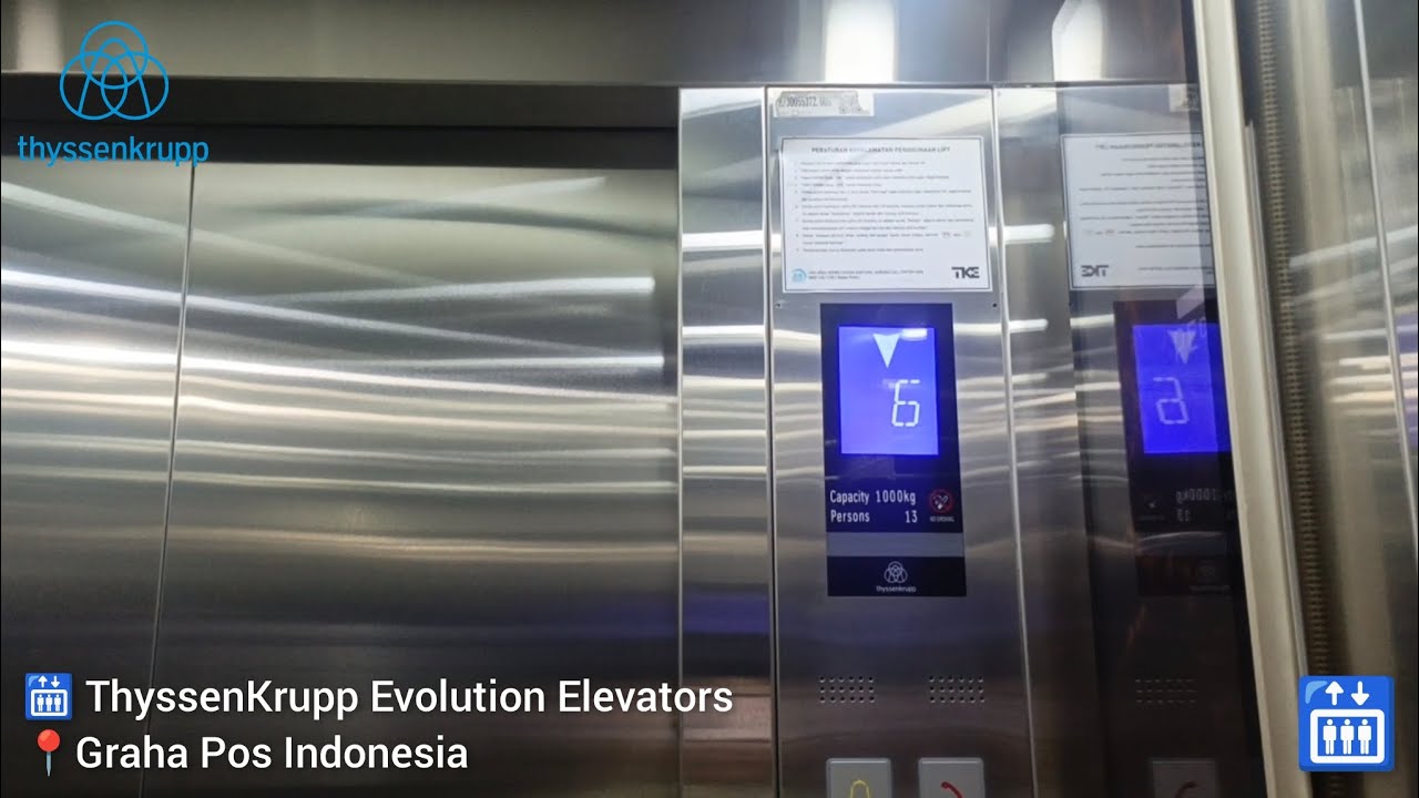 ThyssenKrupp Evolution Traction Elevators - Graha Pos Indonesia ...