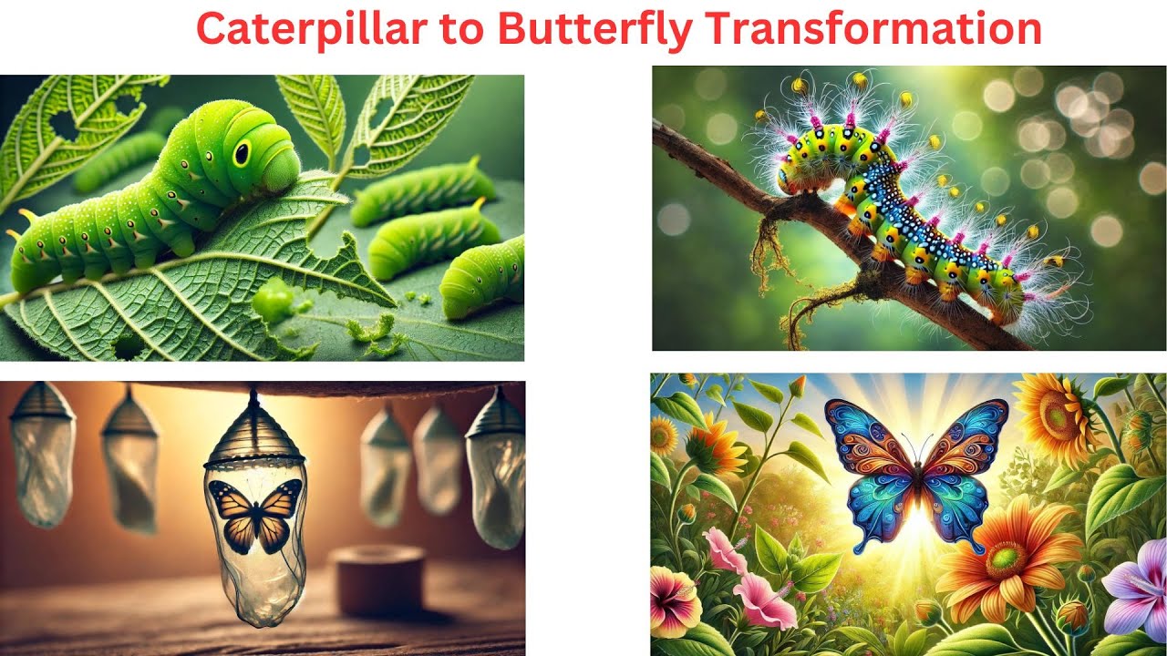 Caterpillar to Butterfly Transformation | Amazing Metamorphosis Journey ...