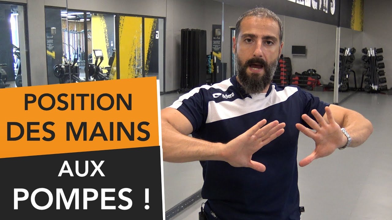 Position des MAINS aux POMPES : UNE SEULE RÈGLE ! 1️⃣ - YouTube