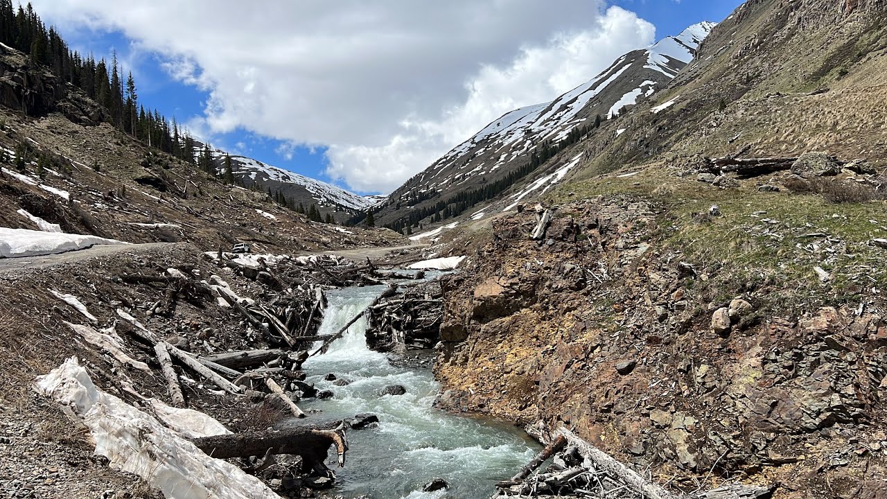 Scenic drive from Ouray to Silverton #milliondollarhighway # ...