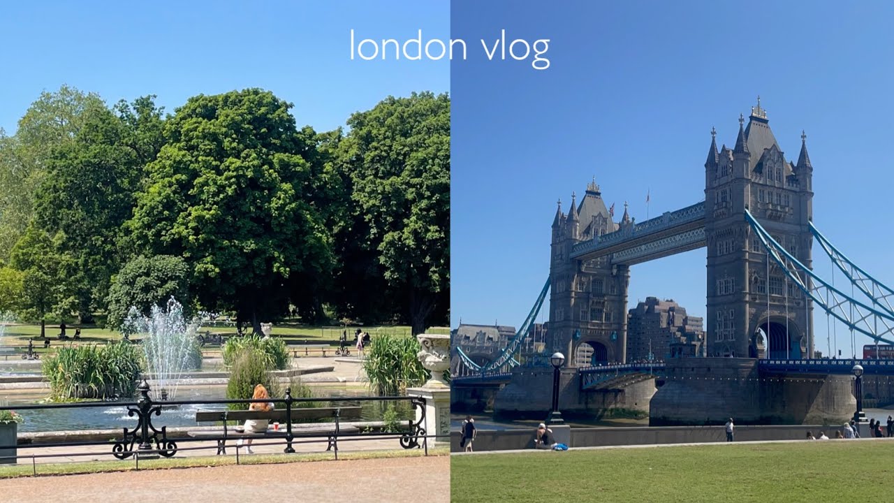 영국 런던 브이로그🇬🇧 런던의 여름 코벤트가든 꽃시장 플로리스트 하이드파크 공원 브런치 타워브릿지 템즈강 런던일상 브이로그 Youtube