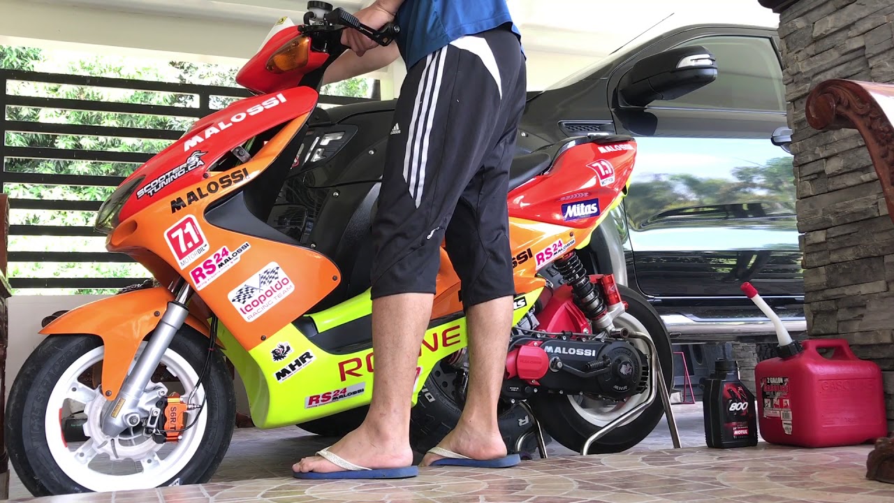 Yamaha Aerox Malossi RC One 95 Project - YouTube