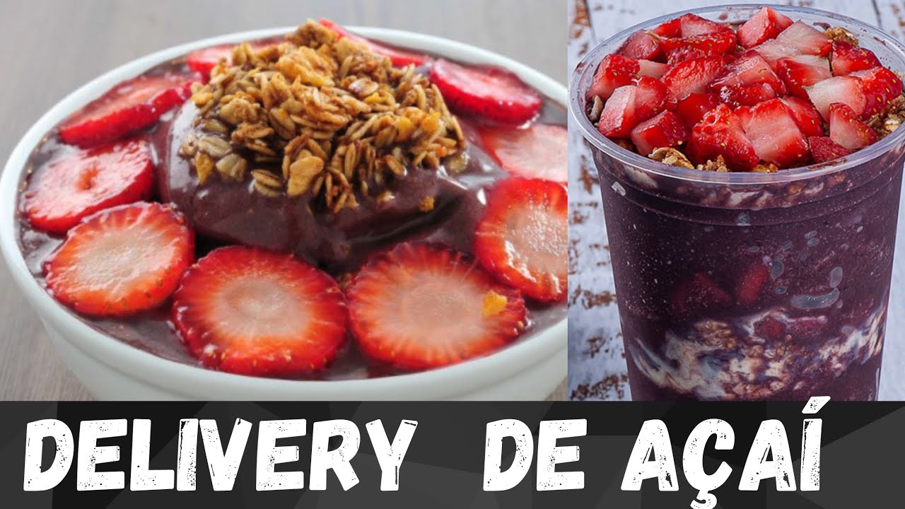 DELIVERY DE AÇAÍ EM CASA pelo ifood como montar e vender açaí - YouTube